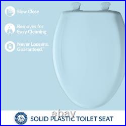 Bemis Classic Colors Slow Toilet Seat, Easy Clean Hinges & Durable ...